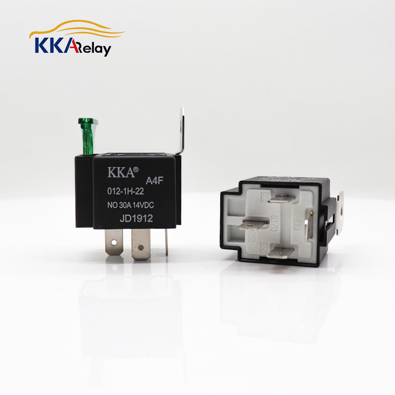 KKA-M3 30A Mini Automotive Relay - 12V/24V 1A Form & 1C Form - 浙江库客安电气 ...